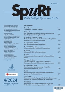 Heft 4/2024 · Prof. Dr. Jan F. Orth LL.M.