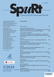 Heft 5/2024 · Prof. Dr. Jan F. Orth LL.M.